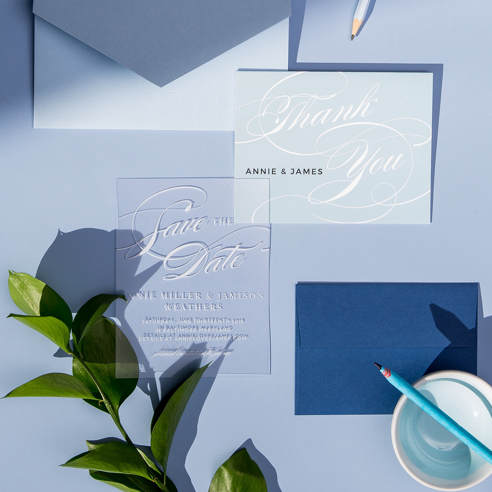 Let's Talk About Basic Invite Wedding Invitations - Thrifty Pineapple
