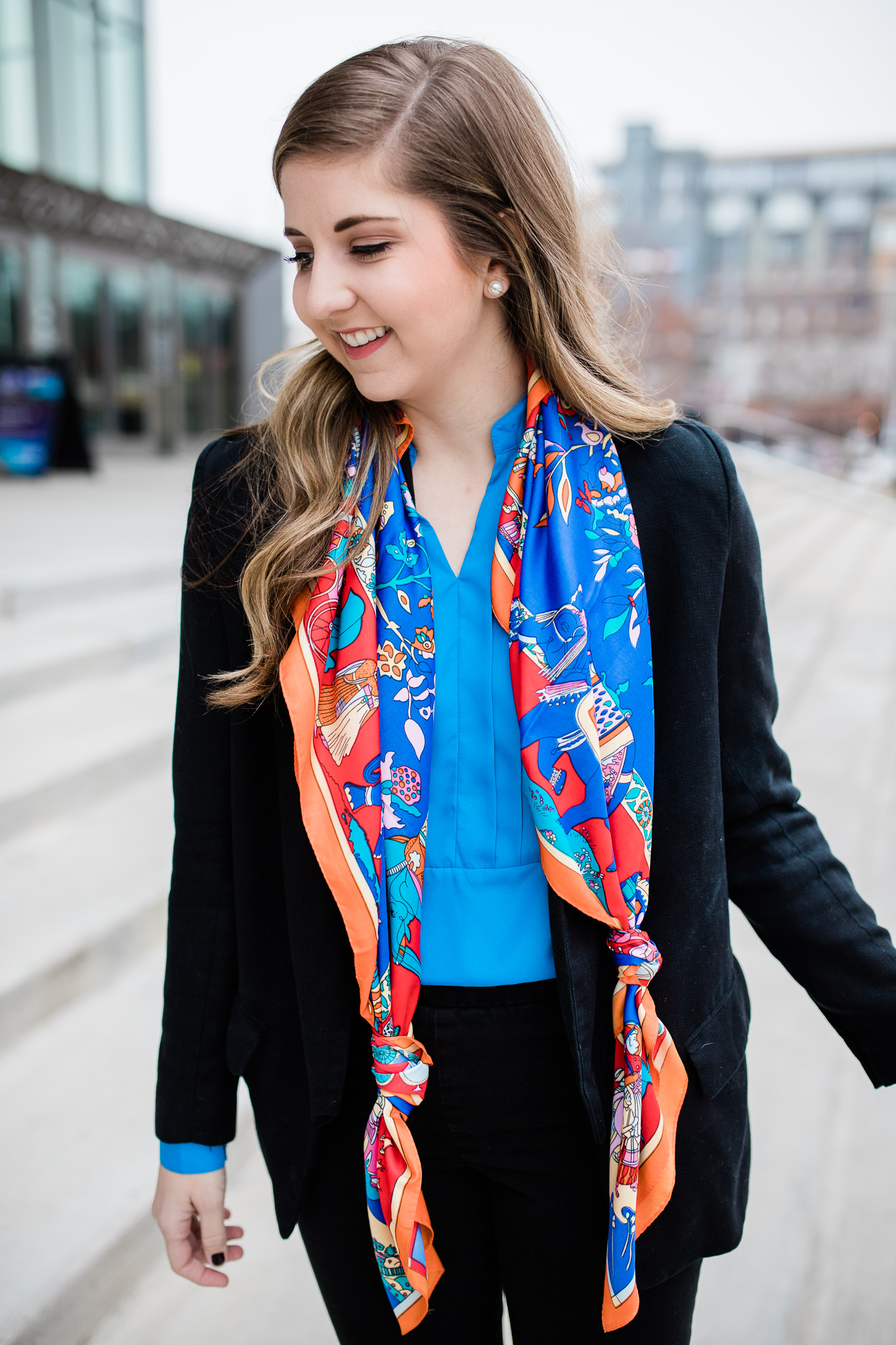 How To Wear Color To Work - Thrifty Pineapple