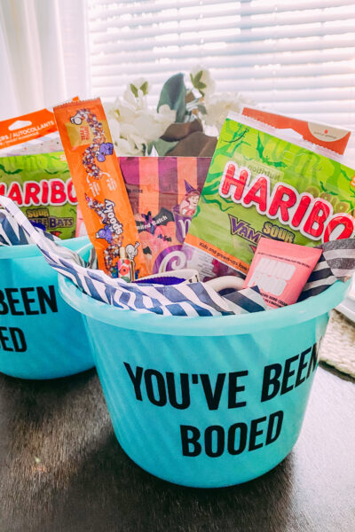 How To Make An Affordable Boo Basket - Thrifty Pineapple