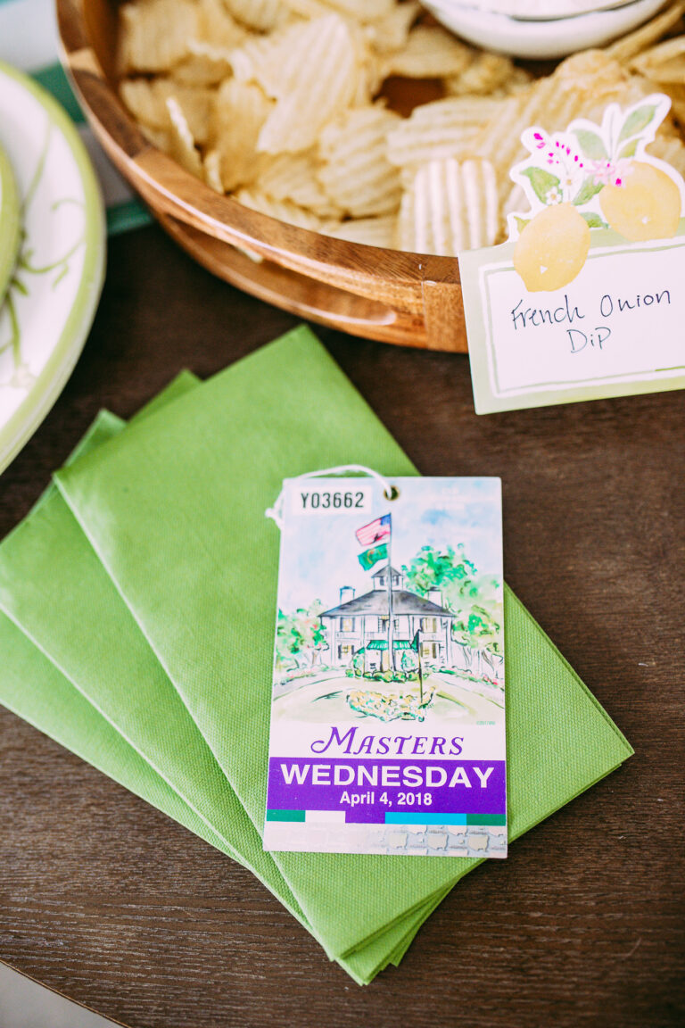 How to Throw the Perfect Masters Party - Thrifty Pineapple
