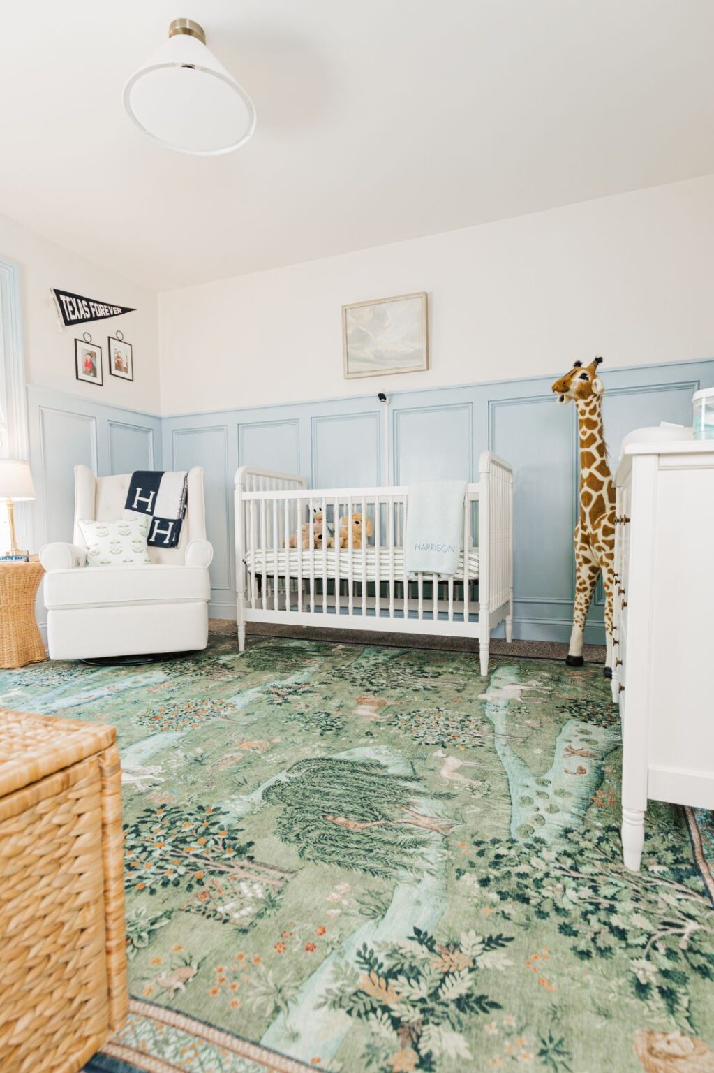 Baby Boy Nursery Inspiration featuring Namesake Nursery - Thrifty Pineapple