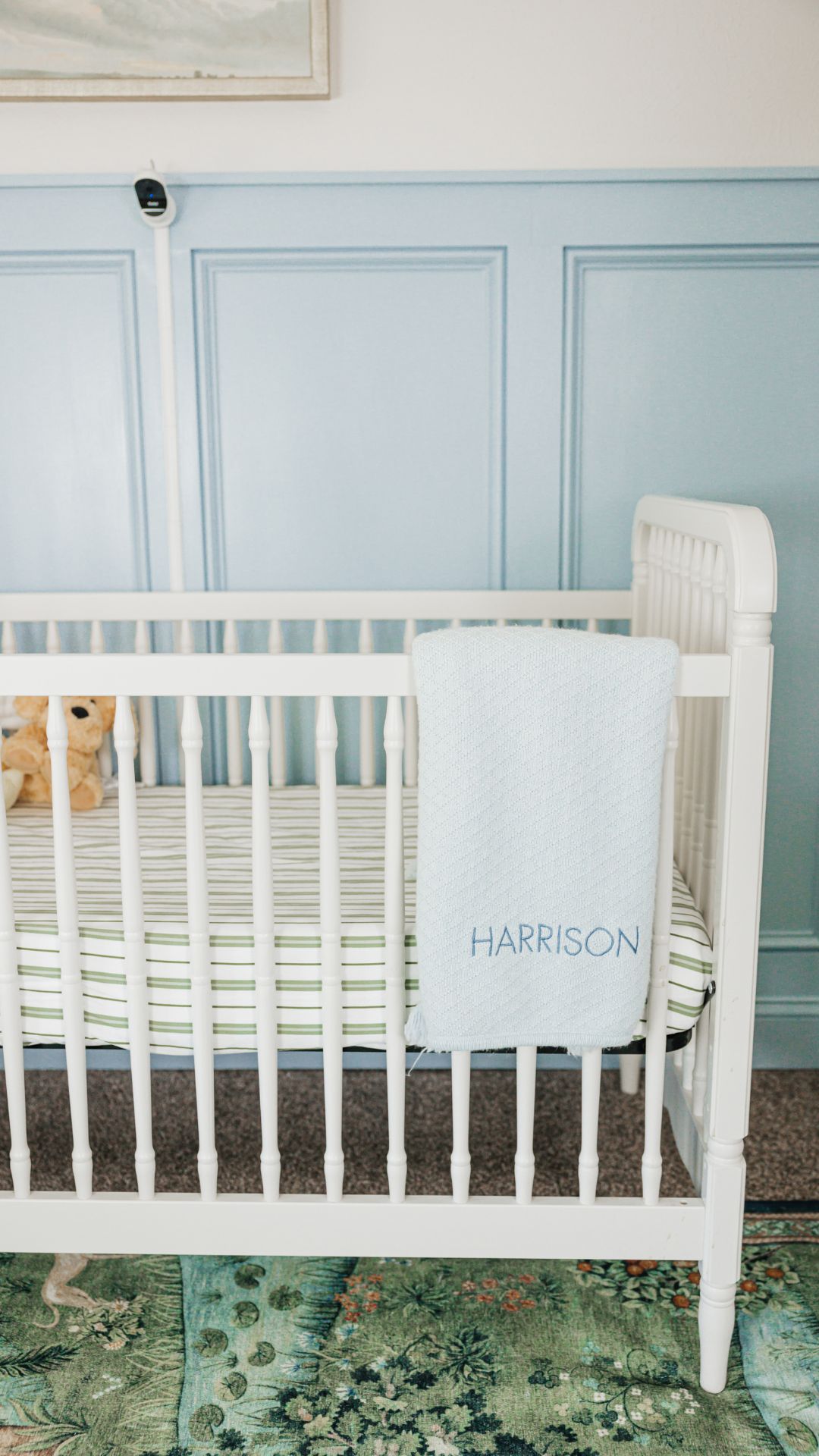 Baby Boy Nursery Inspiration featuring Namesake Nursery - Thrifty Pineapple